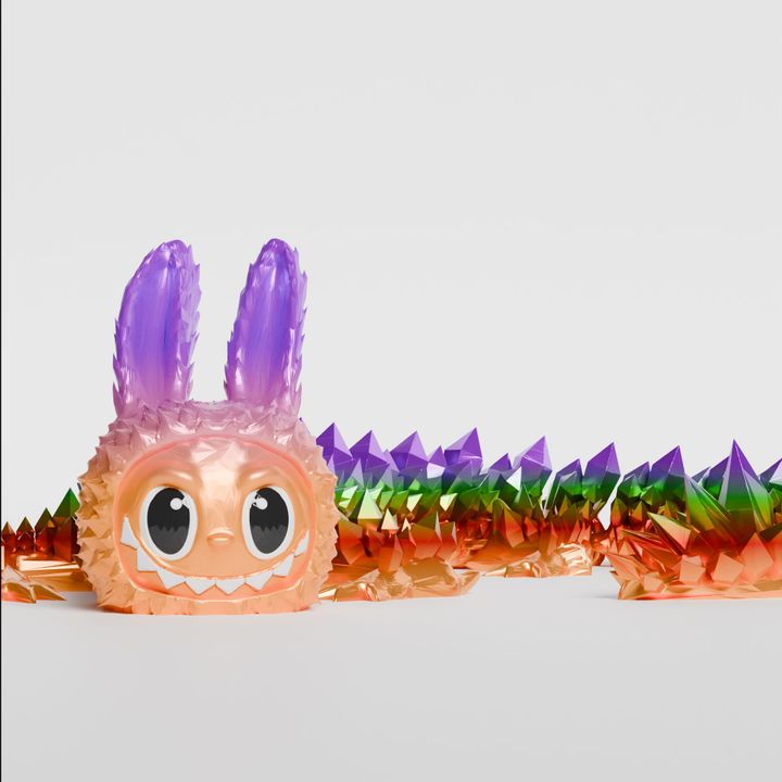 3D Printable Labubu Dragon Plush Toy - Adorable Gift for Kids and ...