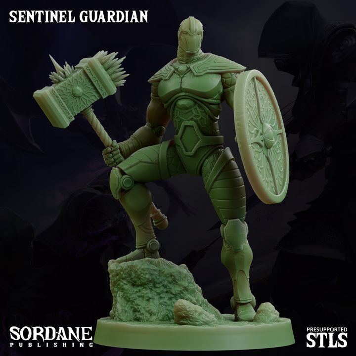 3D Printable Sentinel Guardian by Sordane Publishing