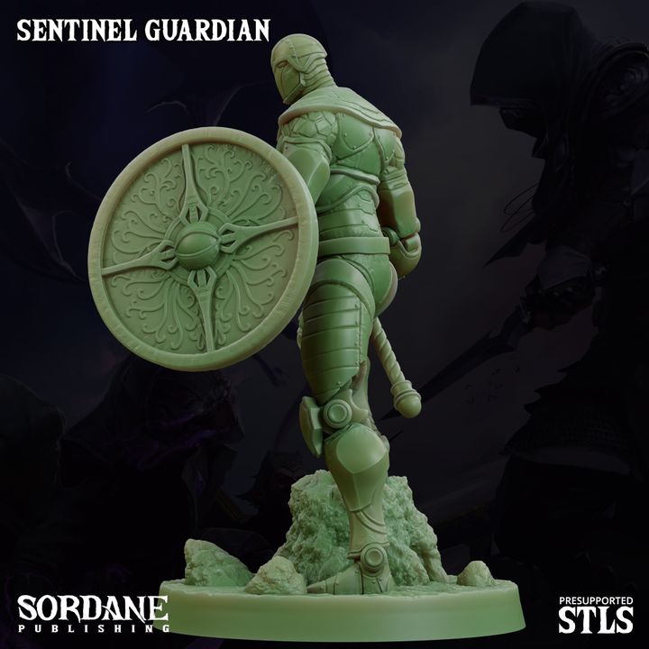 3D Printable Sentinel Guardian by Sordane Publishing