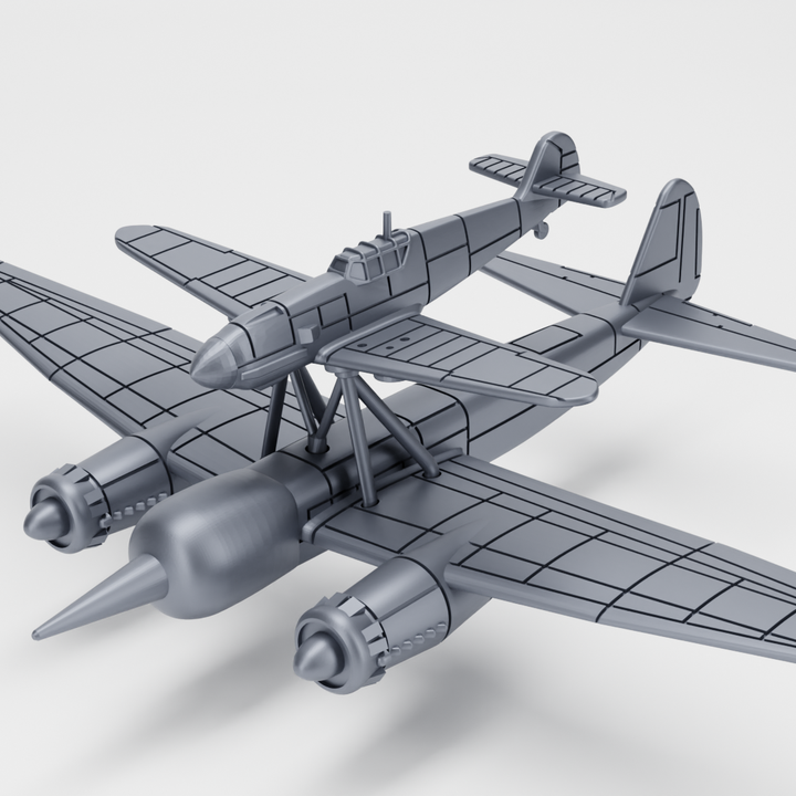 3D Printable Mistel 1 (JU-88 A4, ME-109 F4) (Germany, WW2) by Wargame3d