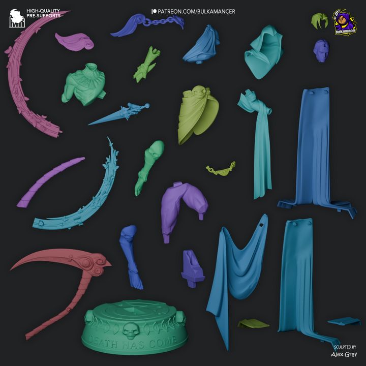 3D Printable Death Incarnate | 321mm by Bulkamancer Sculpts