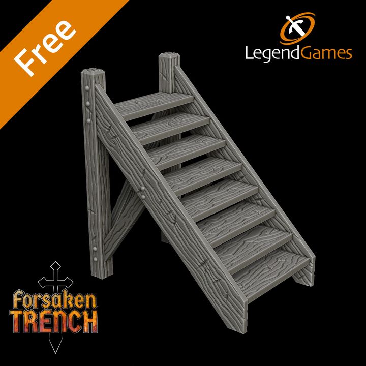 3D Printable LegendGames Trench Pulpit for Trench Crusade by Legend Games