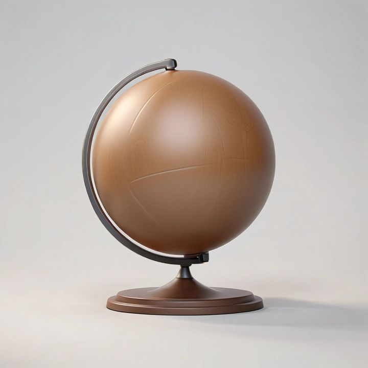 3D Printable Minimalist Globe 3D Model STL Printable by Ahmed