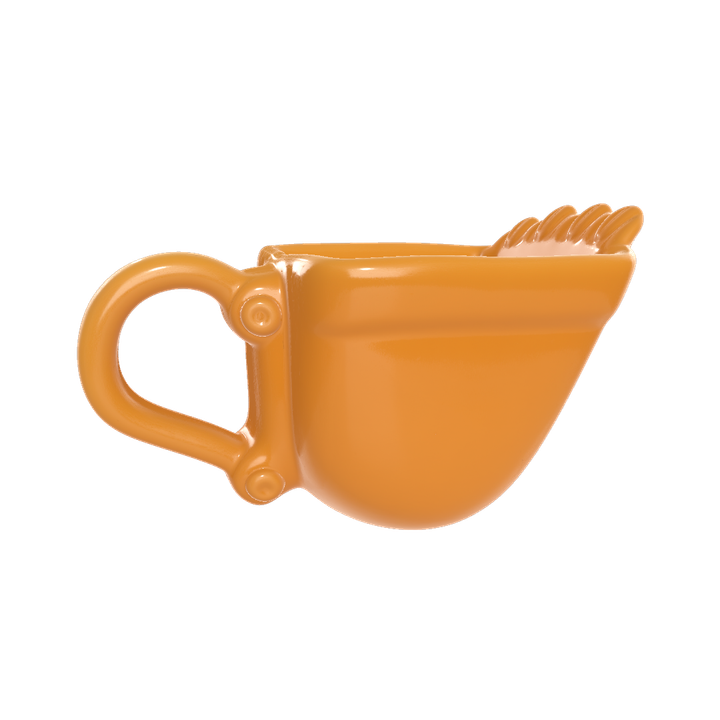 3D Printable Innovative Cup with Built-in Fork – Unique Kitchen Gadget ...