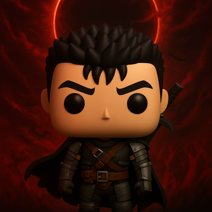 3D Printable BERSERK GUTS FUNKO POP STYLE – STL Fan Art Model by Abyss ...