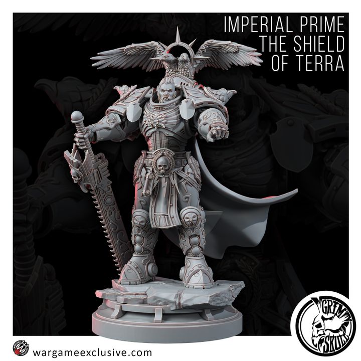 3D Printable IMPERIAL PRIME THE SHIELD OF TERRA by Wargame Exclusive