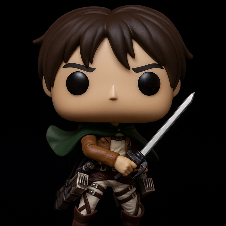 3D Printable EREN YEAGER ATTACK ON TITAN FUNKO POP STYLE – STL Fan Art ...