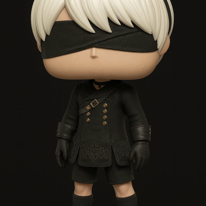 3D Printable 9S NIER AUTOMATA FUNKO POP STYLE – STL Fan Art Model by ...