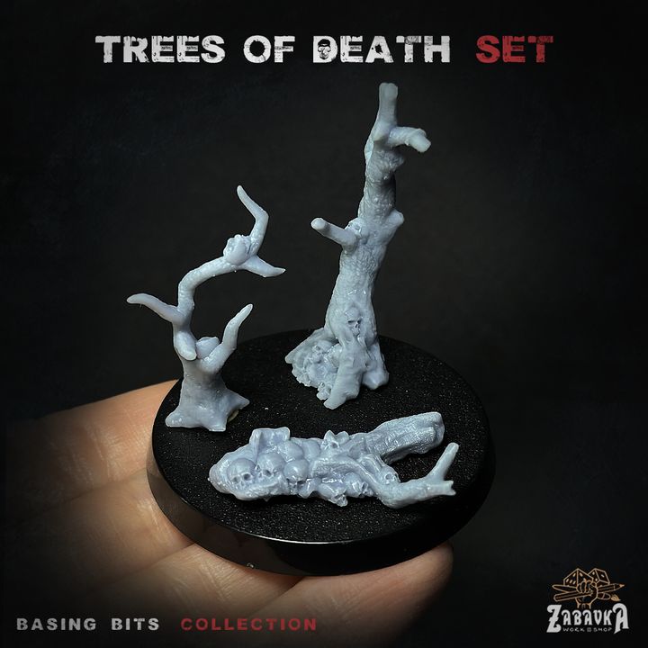 3D Printable Trees of Death - Basing Bits by Zabavka Workshop