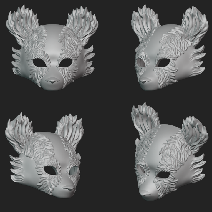 3D Printable Badger Mask 3d Stl File | Badger Mask Digital File by Adam ...