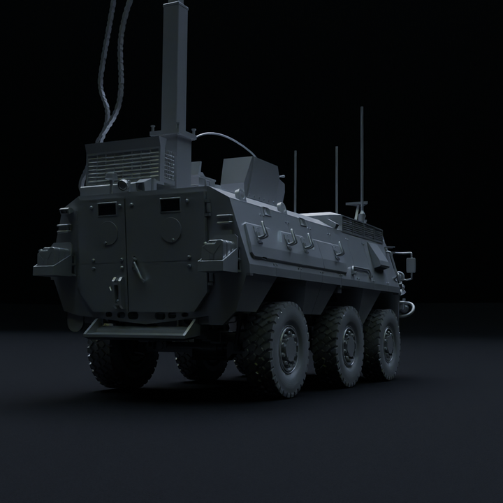 3D Printable Norwegian Heimdall COMINT Communications Vehicle by The ...