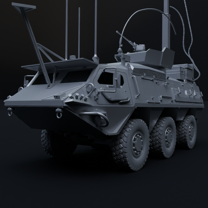 3D Printable Norwegian Heimdall COMINT Communications Vehicle by The ...