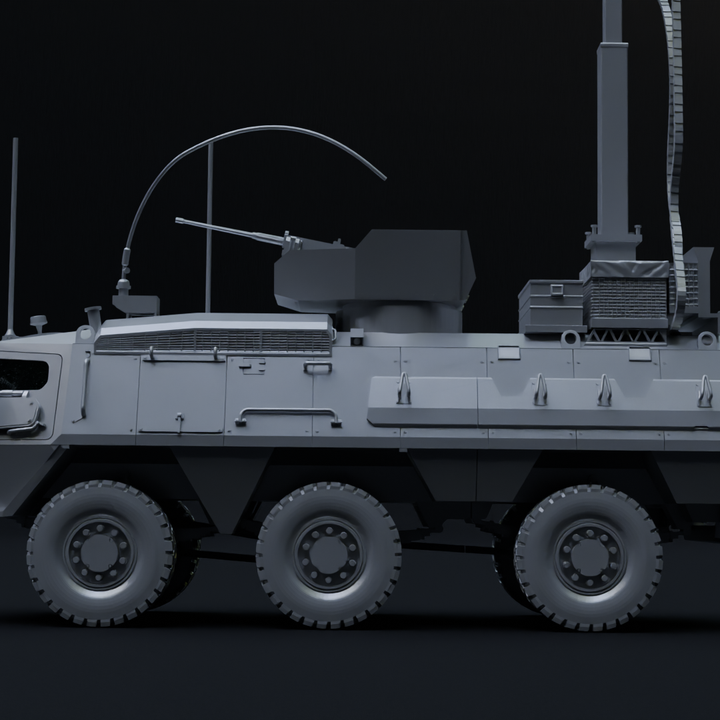 3D Printable Norwegian Heimdall COMINT Communications Vehicle by The ...