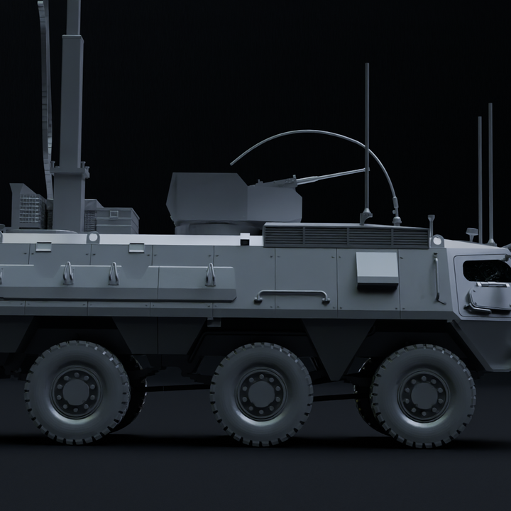 3D Printable Norwegian Heimdall COMINT Communications Vehicle by The ...