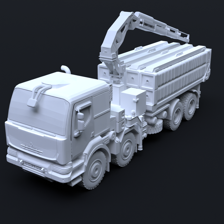 3D Printable French Renault Kerax Loader Vehicle for SAMP T/NG Battery ...