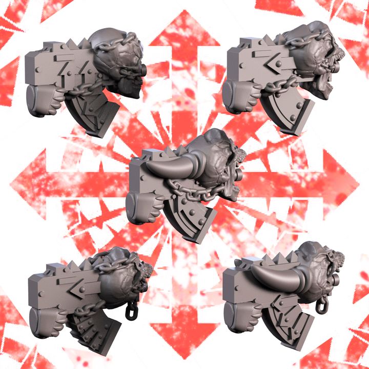 3D Printable Skull Gun by Sergeant Hammer