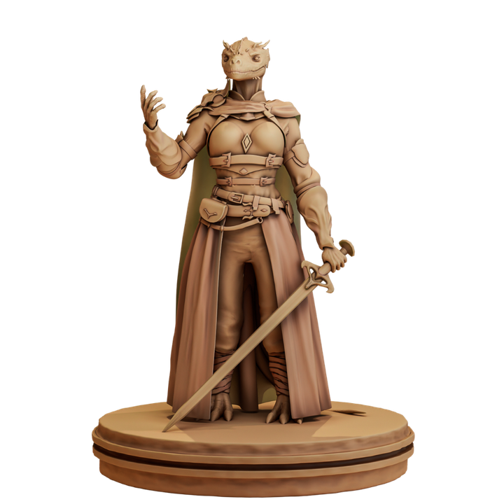 3D Printable Dragonborn Monarchs: Merchant Use by Jaspreet Kaur Dhaliwal