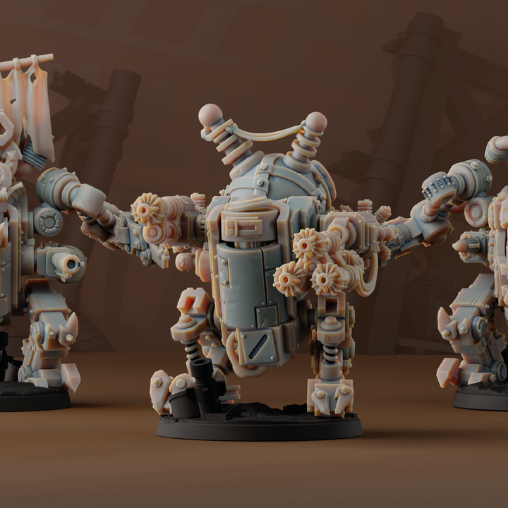 3D Printable ORC SCRAP ROBOTS KIT by BULWARK JIM