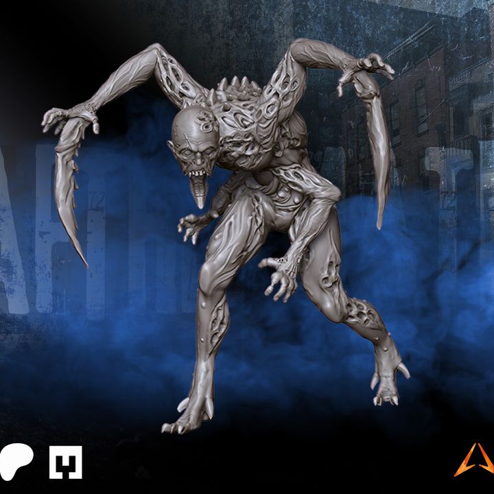 3D Printable SLASHER MONSTER D S POSE2 by Aftermath Studios