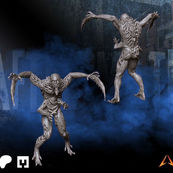 3D Printable SLASHER MONSTER D S POSE3 by Aftermath Studios