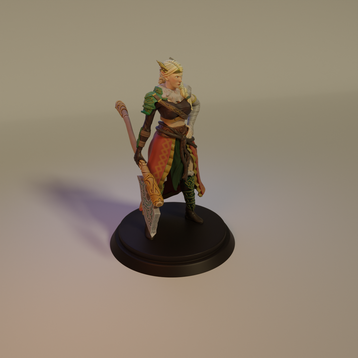 3D Printable Barbarian Elves by Tenda Orc Studio
