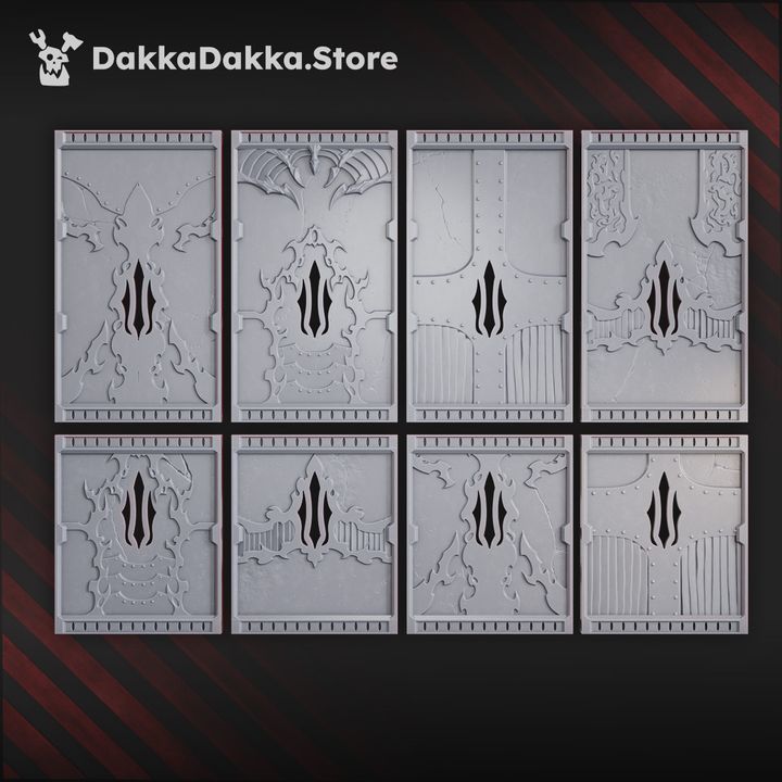 3D Printable Simple Temple Walls (+Columns) (Sinbound Temple) by ...