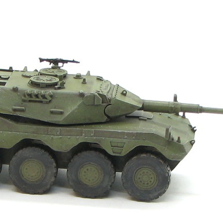 3D Printable German Radpanzer 90 by STEELOXIDE3D