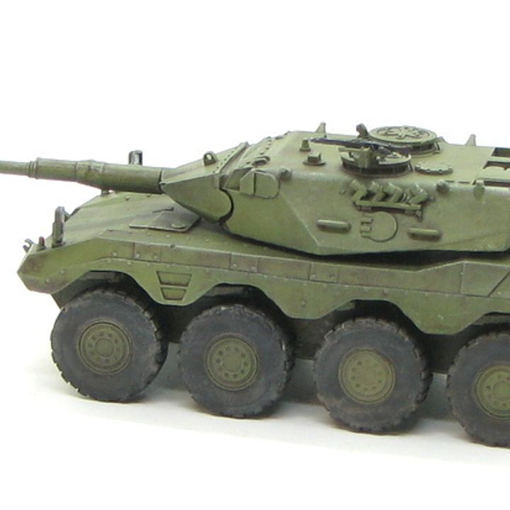 3D Printable German Radpanzer 90 by STEELOXIDE3D