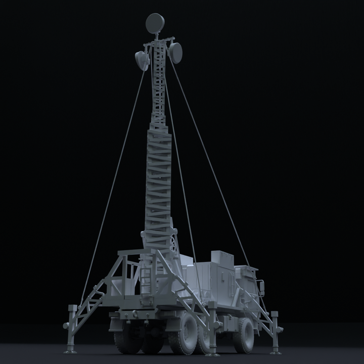 3D Printable Russian Kamaz R416 GM Communication Vehicle by The ...