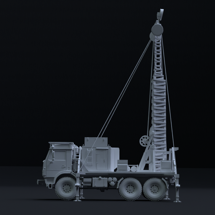 3D Printable Russian Kamaz R416 GM Communication Vehicle by The ...