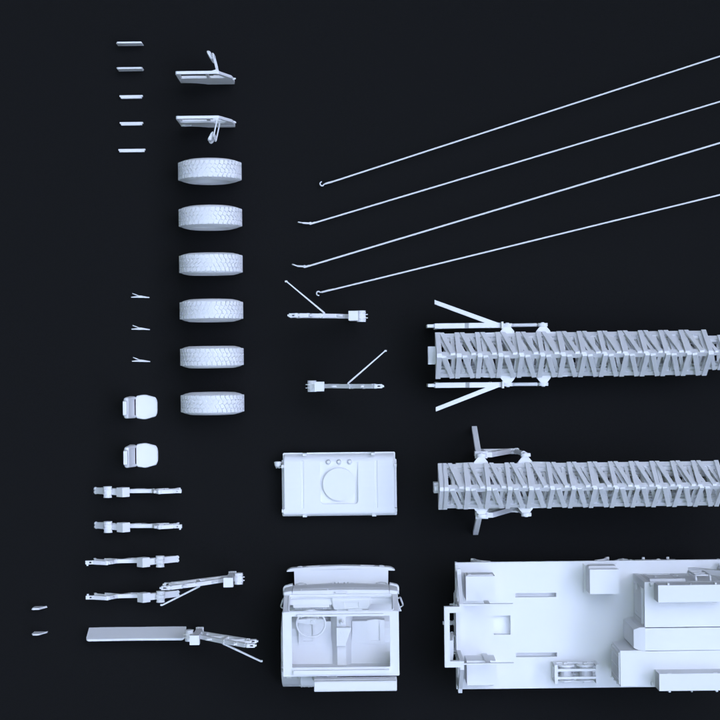 3D Printable Russian Kamaz R416 GM Communication Vehicle by The ...