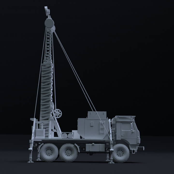3D Printable Russian Kamaz R416 GM Communication Vehicle by The ...