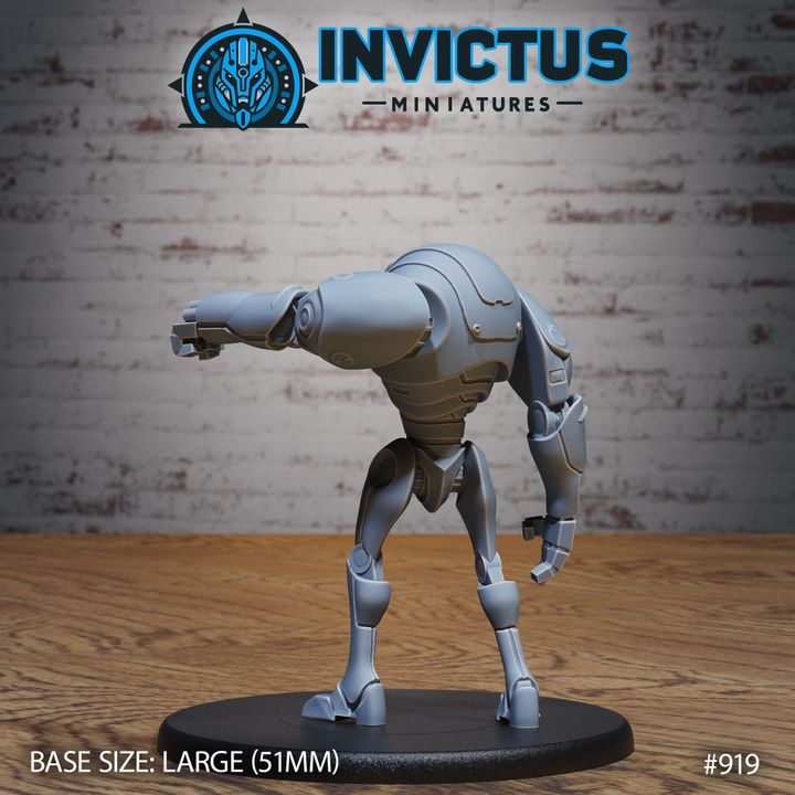 3D Printable Heavy Droid / Battle Robot / Space Cyber Robot / Galactic ...