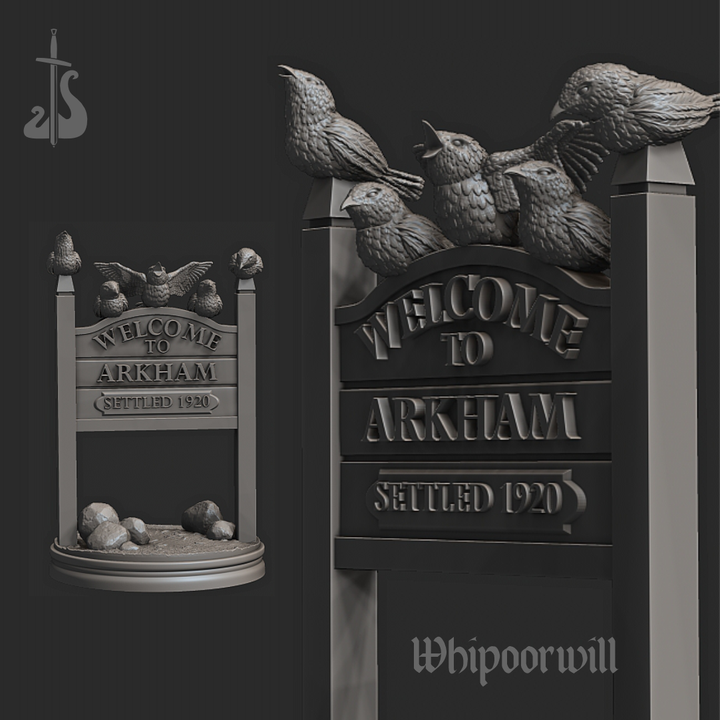 3D Printable Whippoorwills (2 models) by Vanquish the Darkness