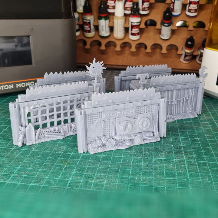 3D Printable Orc Tower walls by WestMare