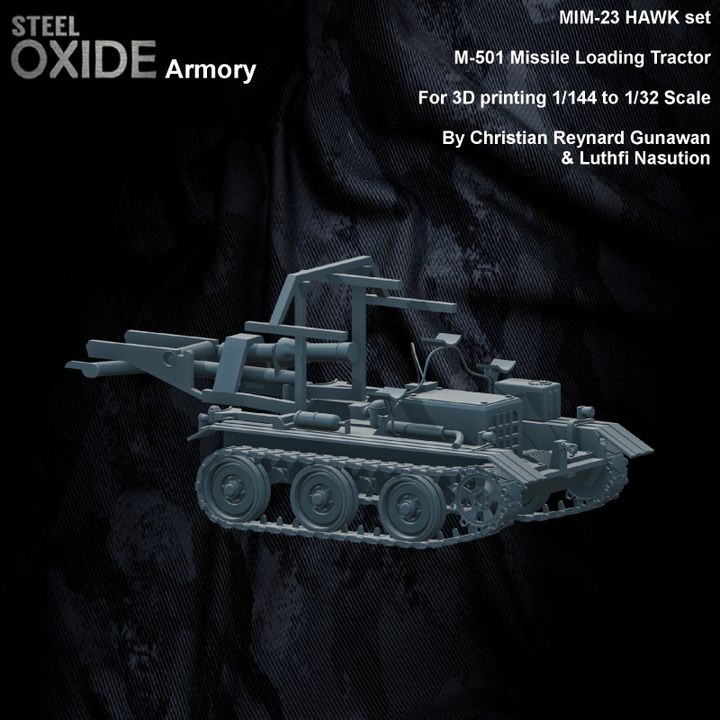 3D Printable MIM-23 HAWK series M-501 Missile Loading Tractor by ...