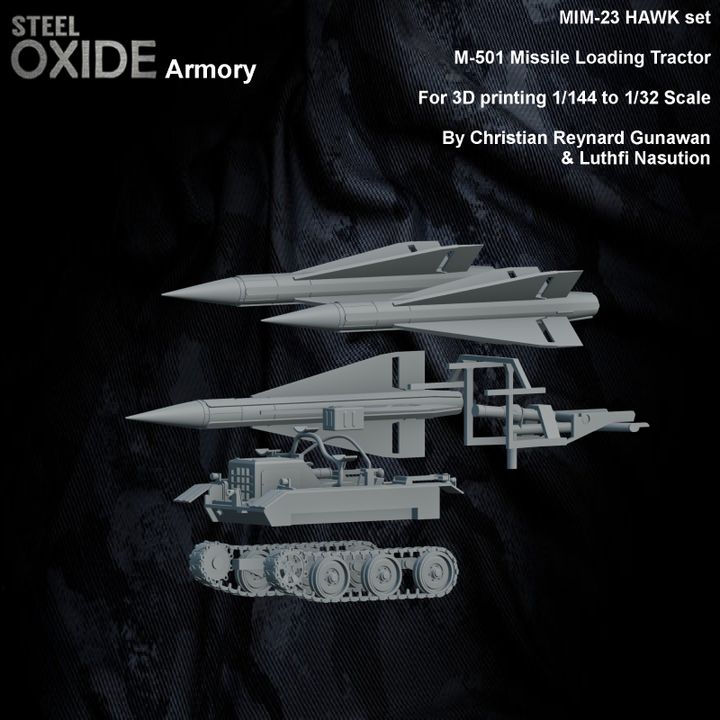 3D Printable MIM-23 HAWK series M-501 Missile Loading Tractor by ...