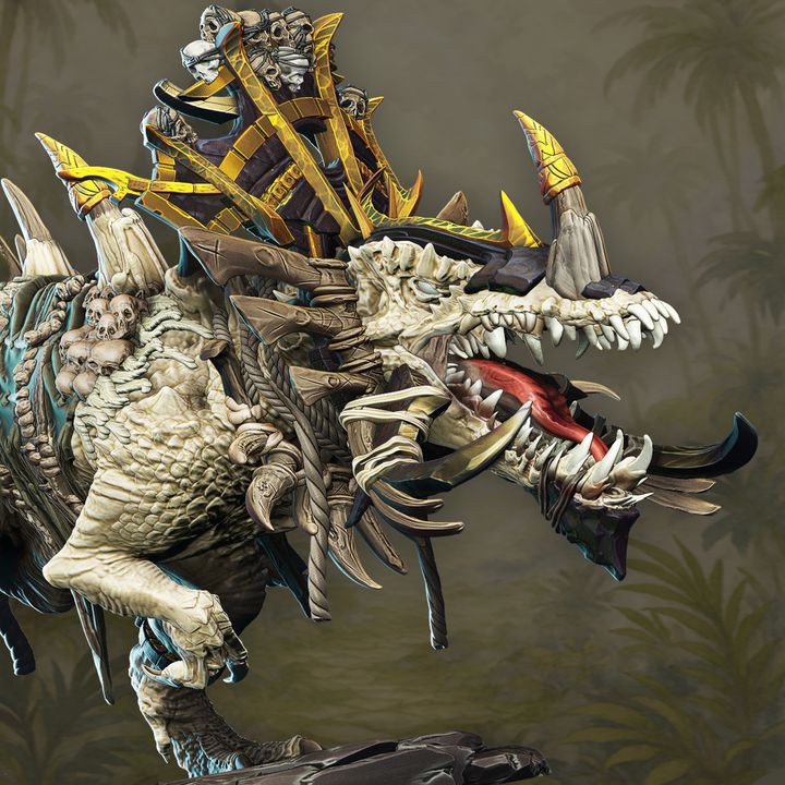 3D Printable Army of Order: Lizardmen - Dreadscale by Monolith Arts