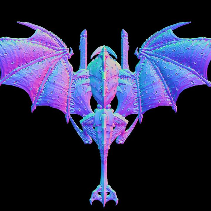 3D Printable Hive Drone & Strafing Gargants by J4Studio