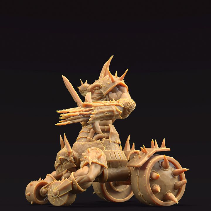 3D Printable Wargrind, The Hell Engine | PRESUPPORTED | Riders of The ...