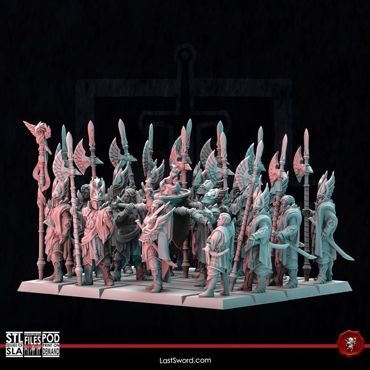 3D Printable Phoenix Cohort by LastSword Miniatures
