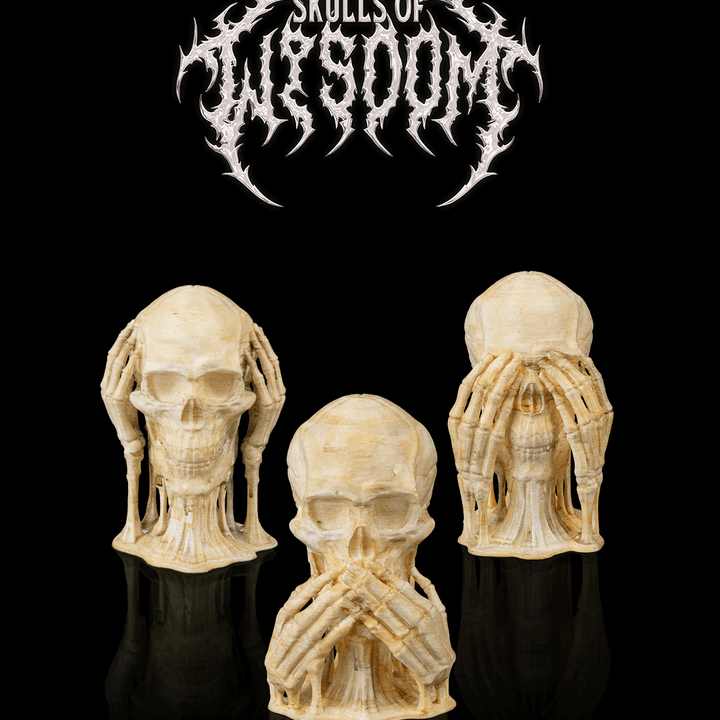 3D Printable Skulls of Wisdom by Stlflix