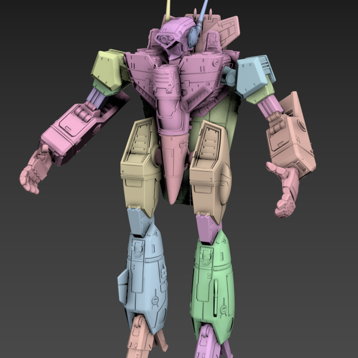 3D Printable BF-1J Bald Terry 135mm Poseable by Extra Guy