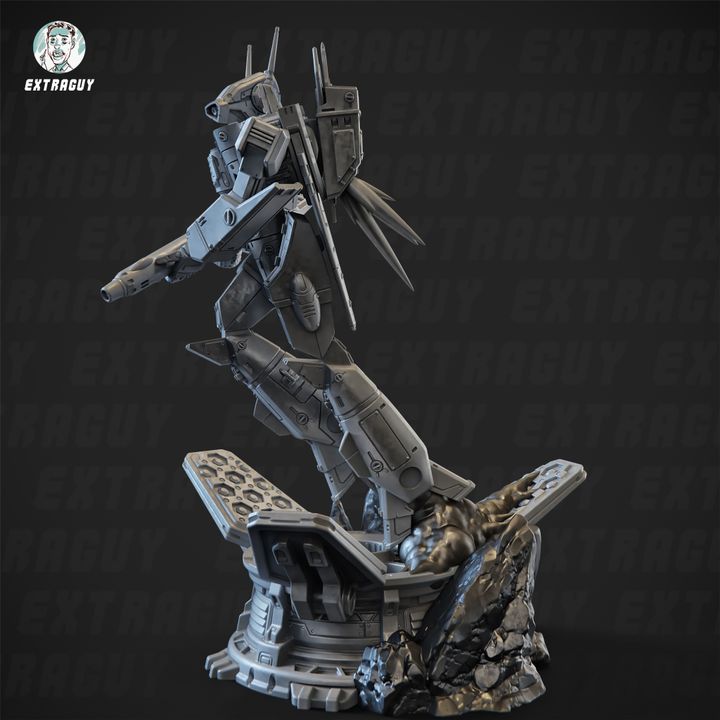 3D Printable BF-1J Bald Terry 135mm Static by Extra Guy