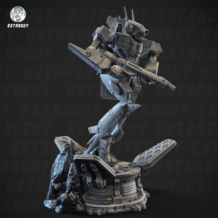 3D Printable BF-1J Bald Terry 135mm Static by Extra Guy