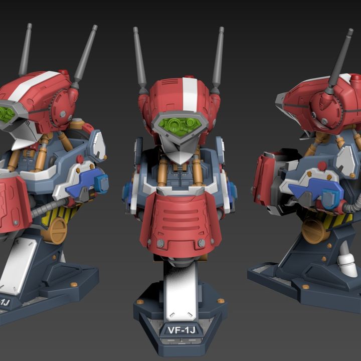 3D Printable BF-1J Bald Terry 100mm Bust by Extra Guy