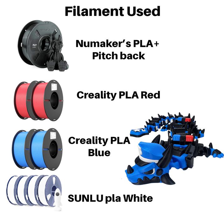 3D Printable Police Dragon by Steven Wolf Studio