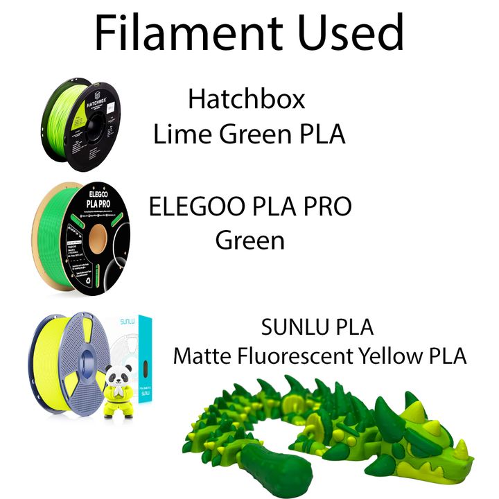 3D Printable Pickle Dragon by Steven Wolf Studio