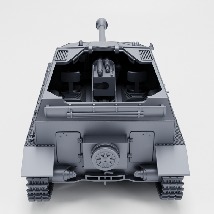 3D Printable Dicker Max - 10.5cm K (gp.Sfl.) auf Pz.Kpfw. IV (Germany ...