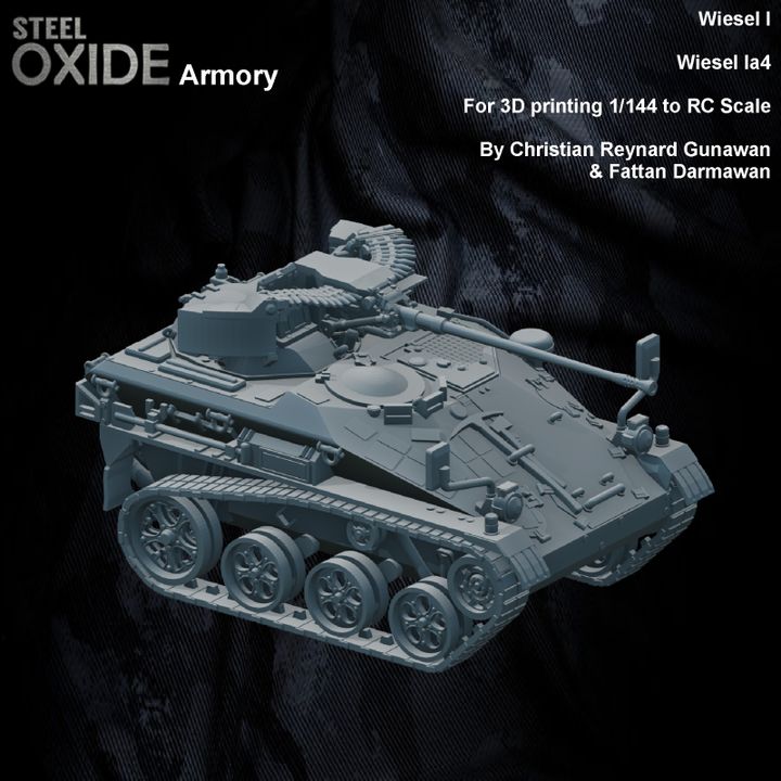 3D Printable German Bundeswehr Wiesel 1A4 20mm by STEELOXIDE3D